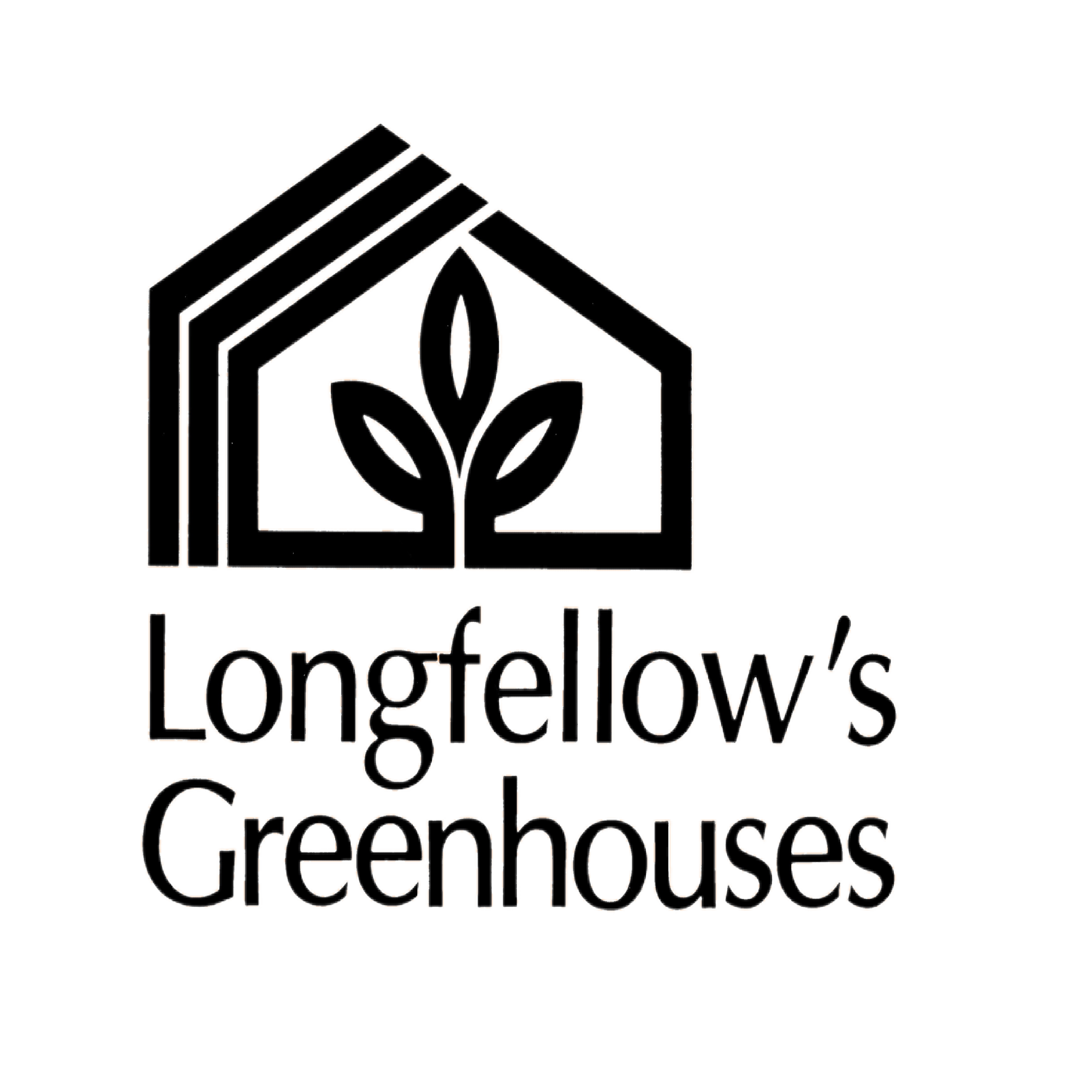 Longfellow Logo Black Clear Background - Longfellow's Greenhouses